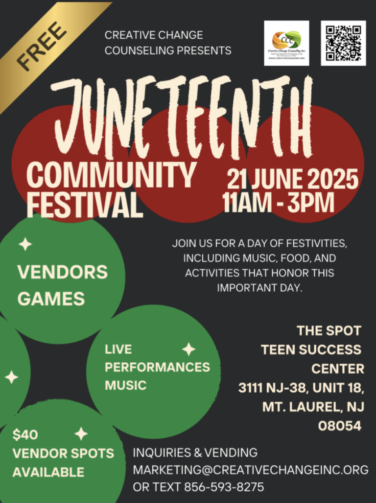 Juneteenth: Creative Change Counseling’s Celebration Highlights Commitment to Community, Mental ...